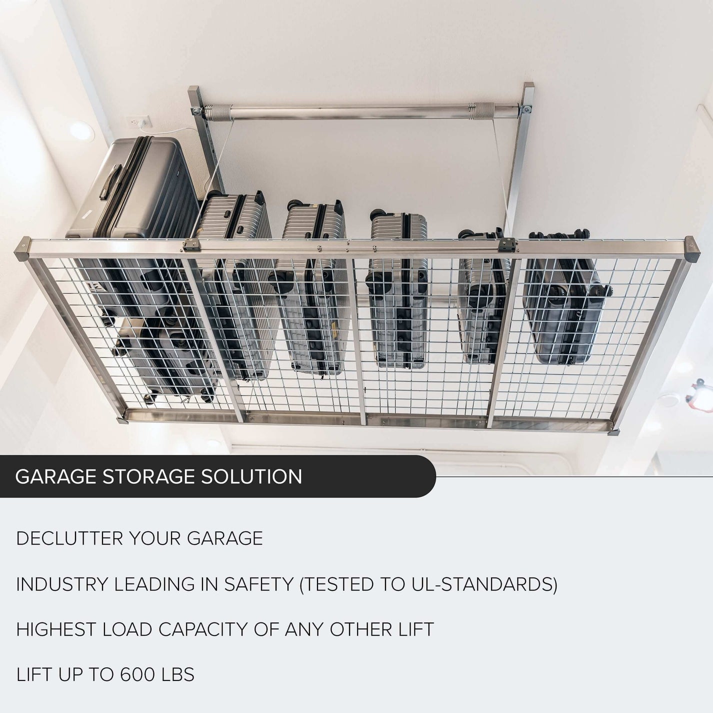 Auxx Lift - Platform Storage Lift - 600lb capacity