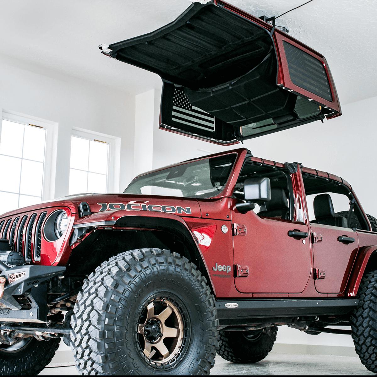Jeep Wrangler Hard Top Lifter - Garage Smart