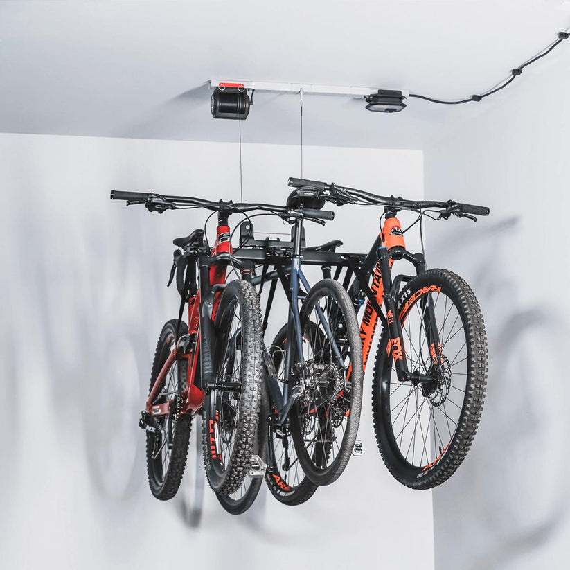 Garage Smart Multi-Bike Lifter - Lift Up to 3 Bikes